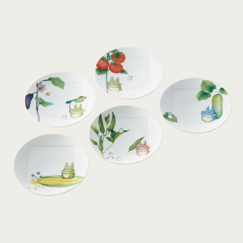 GFK-003 Totoro small plate set – OKIRAKU